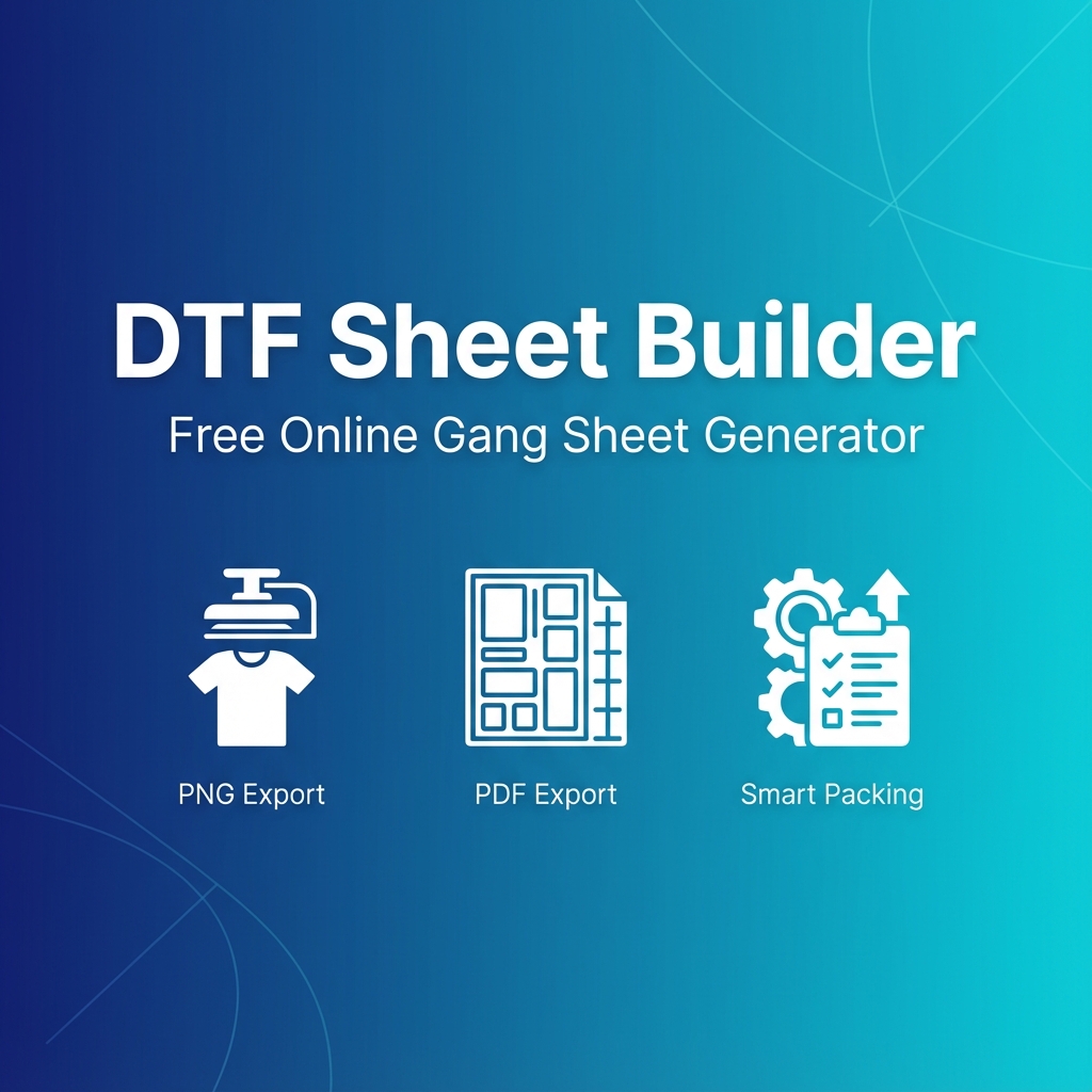 Gang Sheet Builder - Auto-Arrange DTF Designs Free | DTFBuild